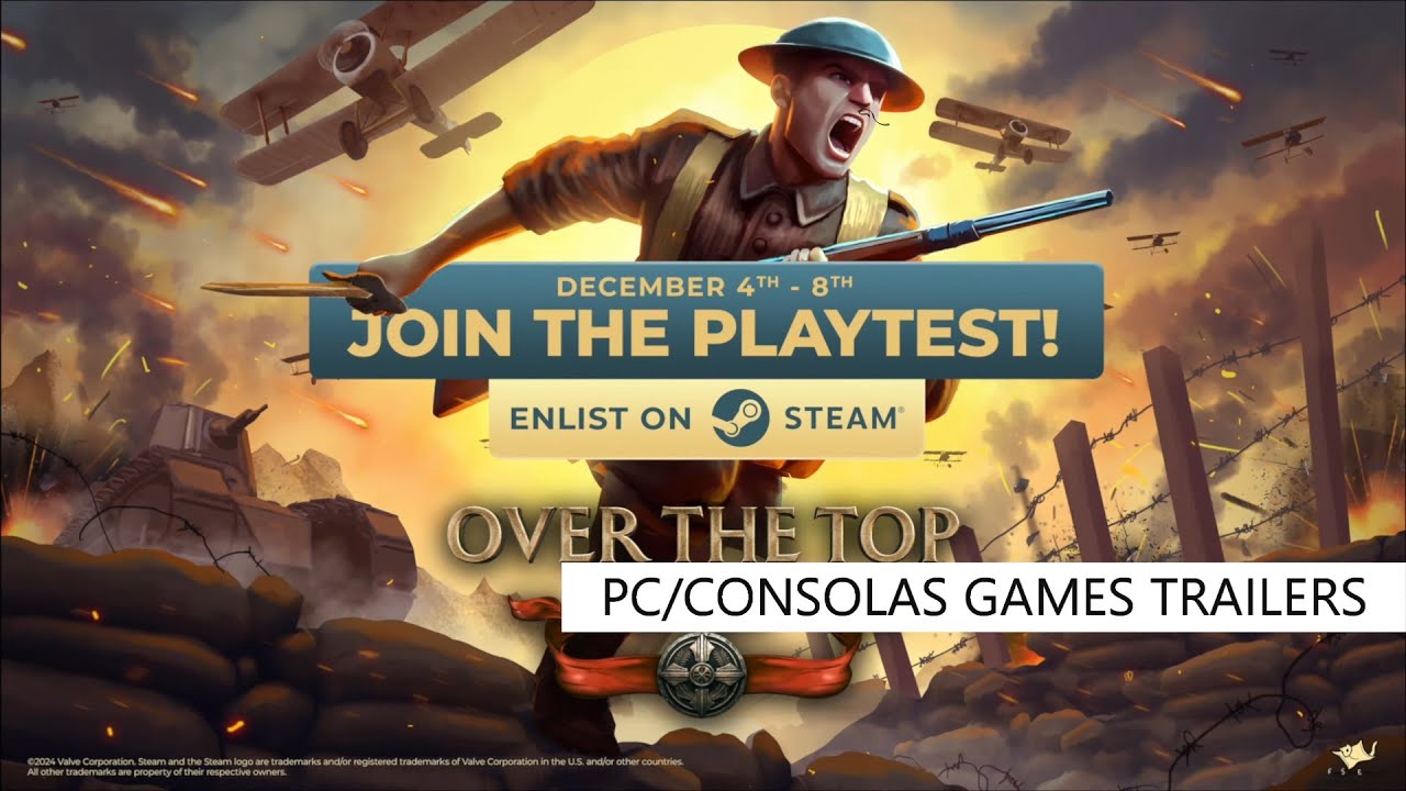 PC Gaming Trailer #461: Over The Top WWI - YouTube
