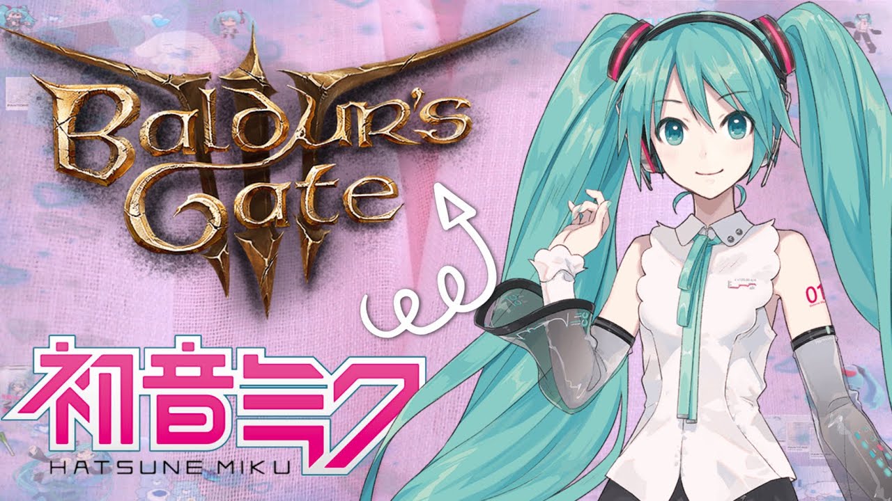 Creating Hatsune Miku in Baldur's Gate 3 - YouTube