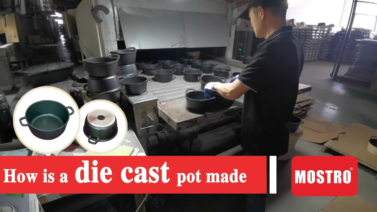 How die casting cookware is made #casting - YouTube
