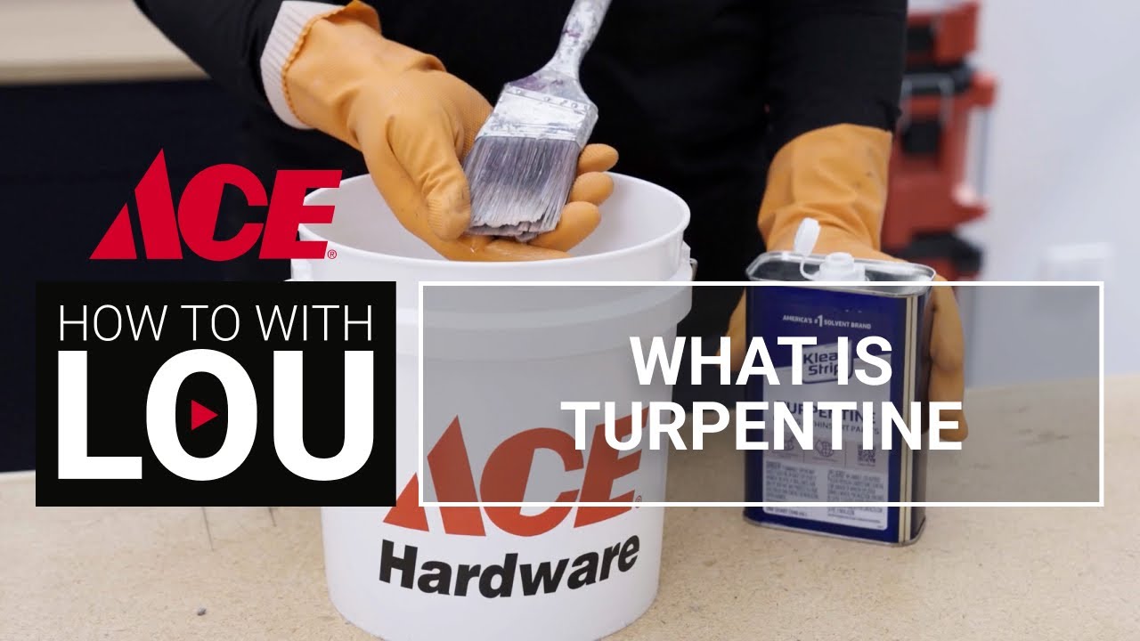 What Is Turpentine and How Do You Use It | Ace Hardware - YouTube