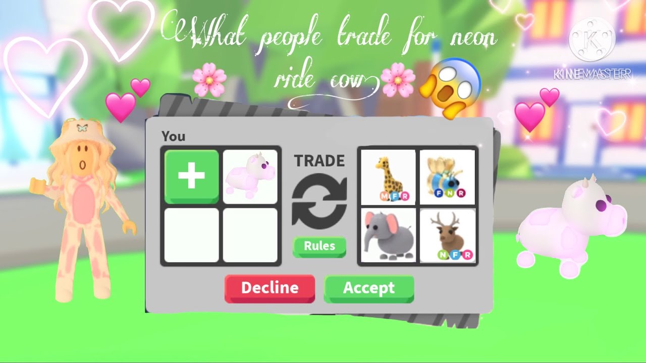 What people trade for neon ride cow! (AMAZING!🤯) - YouTube