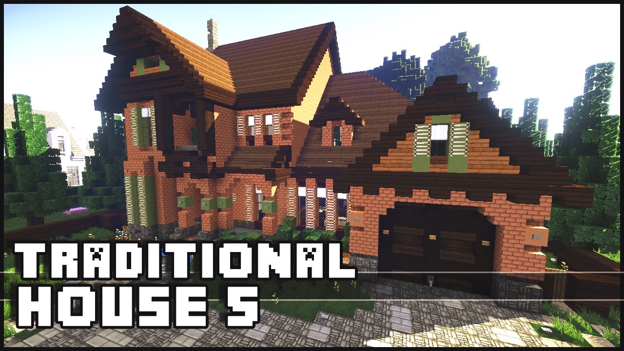 Minecraft - Traditional House 5 - YouTube