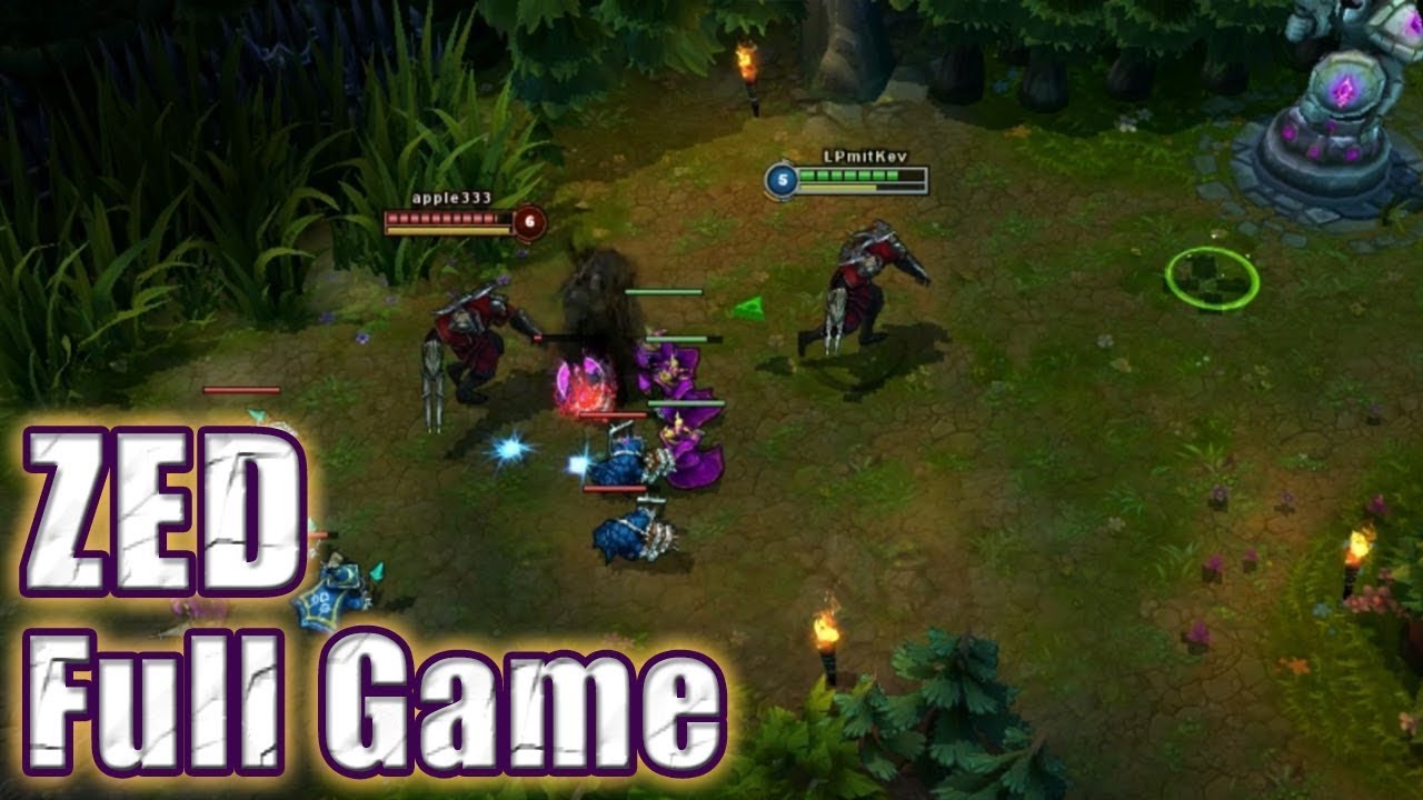 How to play Zed / Insane Gameplay (Hard Carry) - YouTube