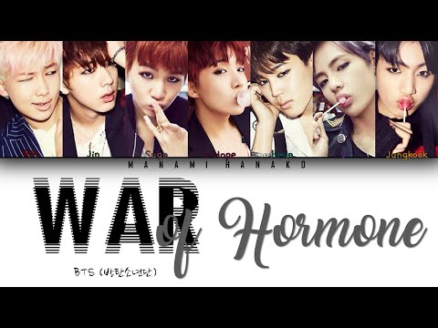 {VOSTFR/HAN/ROM} BTS (방탄소년단) - 'WAR OF HORMONE' (호르몬 전쟁) (Color Coded Lyrics Français/Rom/Han가사)