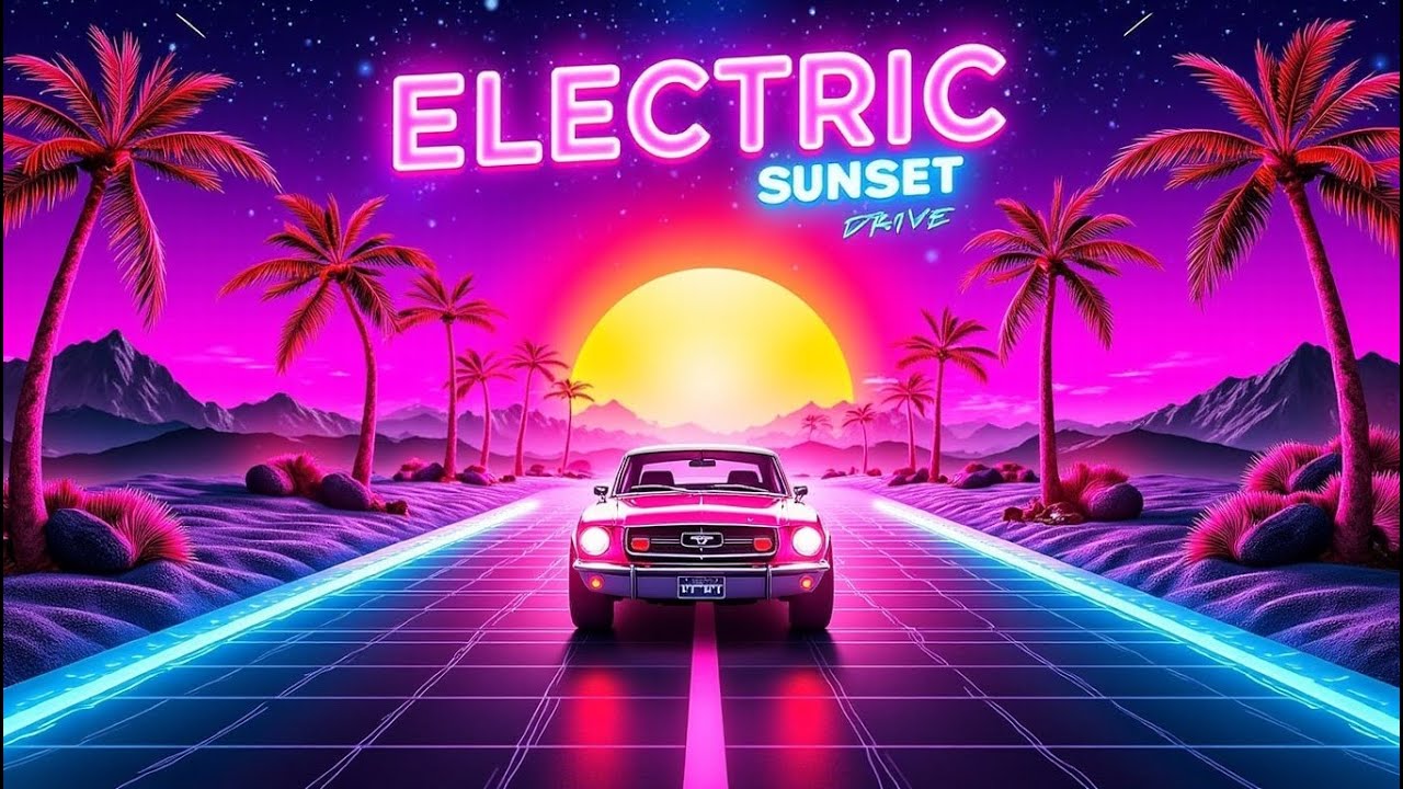 Electric Sunset Drive: 80s Synthwave Vibes – Neon Nights & Endless ...