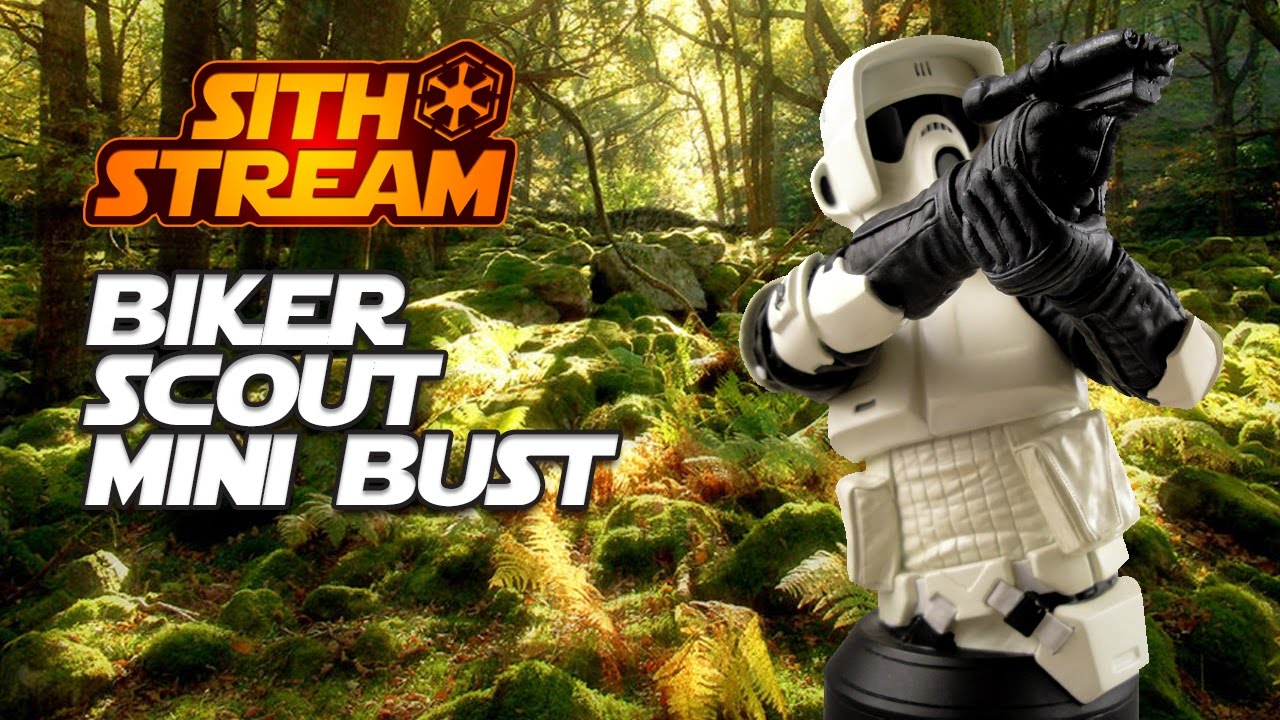 Biker Scout Trooper Star Wars Collectible - YouTube