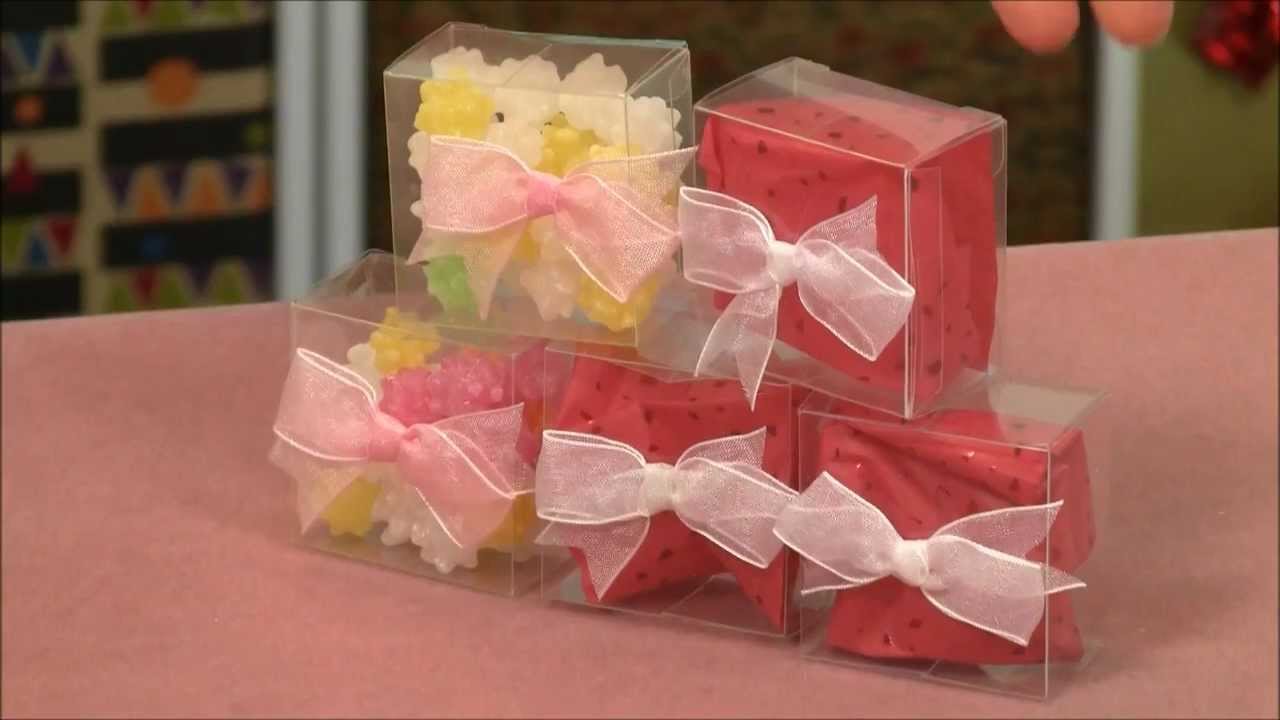 Bow Top Clear Favor Boxes, Item # 889552239 - YouTube