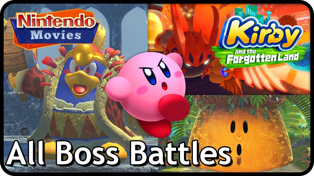 Kirby and the Forgotten Land: All Boss Battles (2 Players) - YouTube