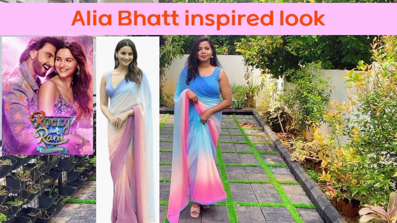 Alia Bhatt inspired look / Simple outfit celebrity look / Dr Rinn - YouTube