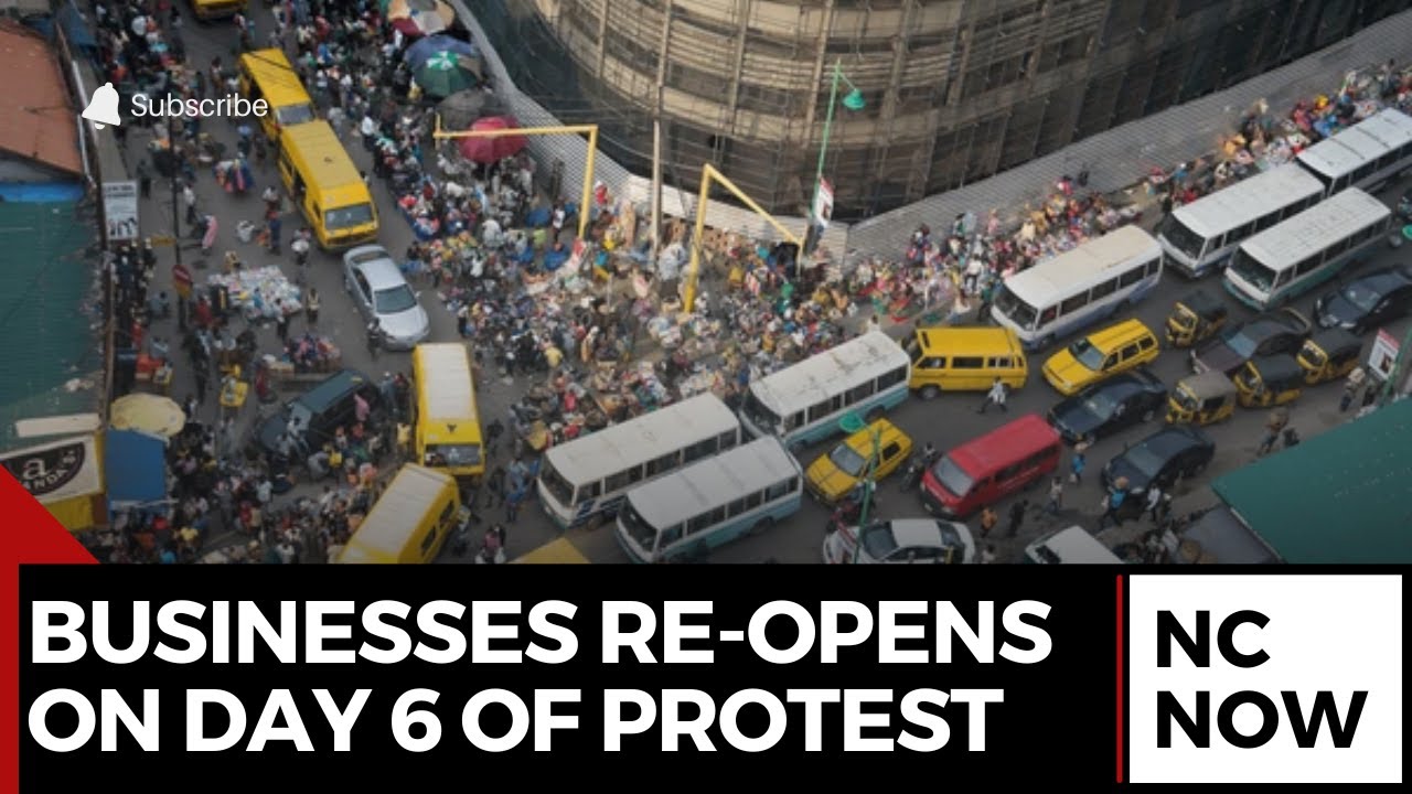 #EndBadGovernanceProtest: Businesses Reopen in Lagos After 6 Days of ...