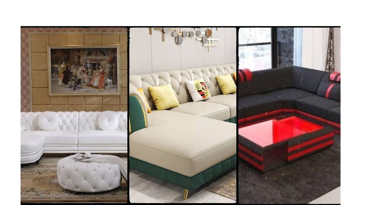 L Shaped Sofa Design and Style Ideas - YouTube