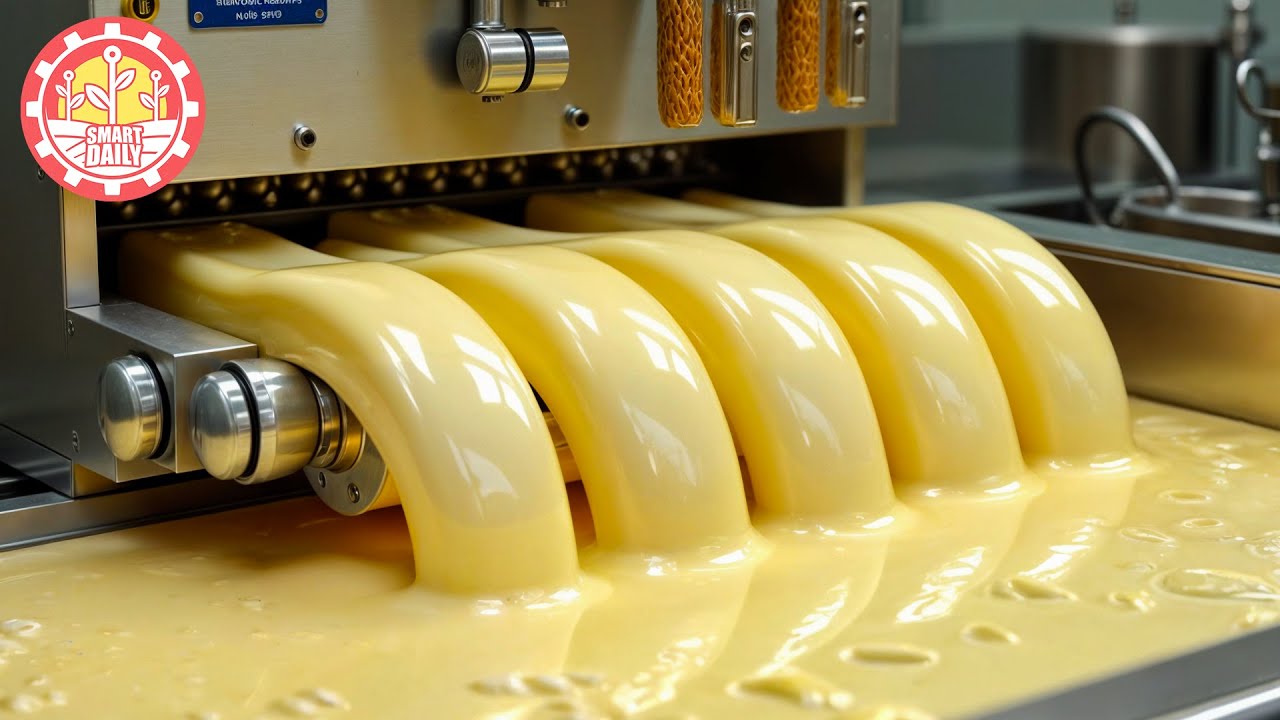 How Butter is Made in a Factory | Butter Factory Process - YouTube