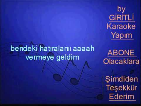 Ferdi Tayfur.Ben sadece seni görmeye geldim.Orjinal Karaoke.