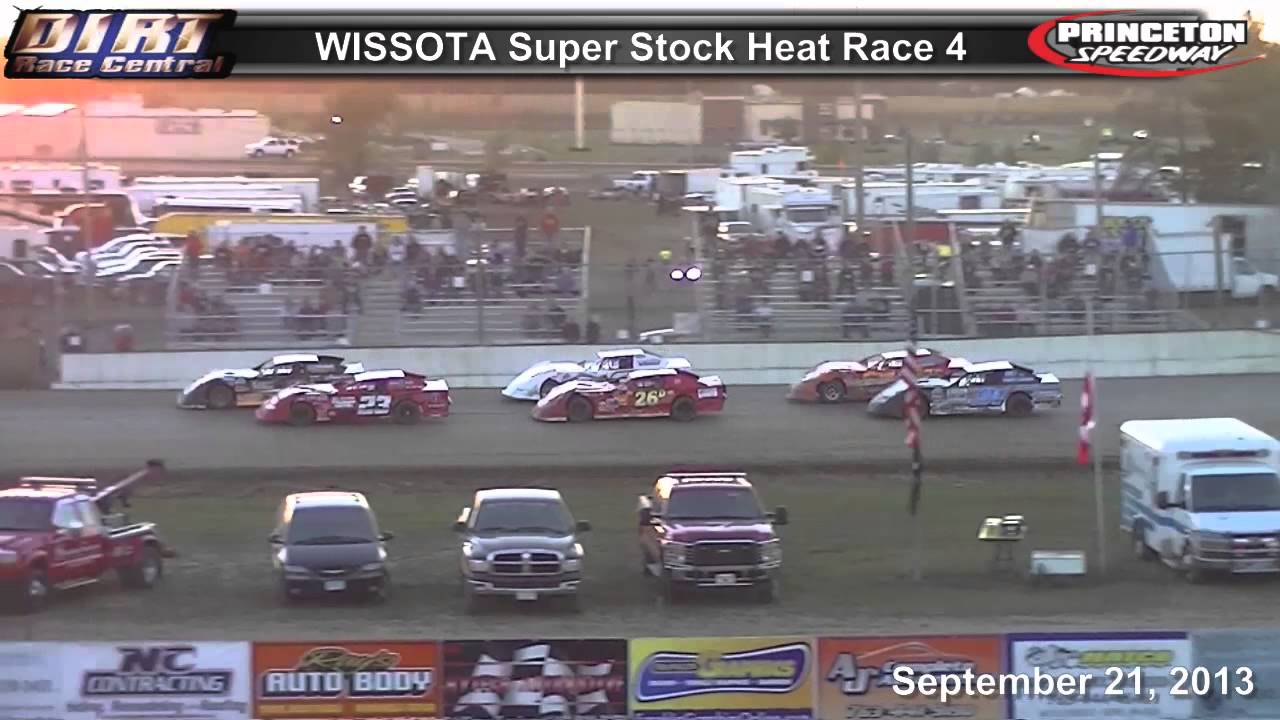 Princeton Speedway 9 21 13 WISSOTA Super Stock Races - YouTube