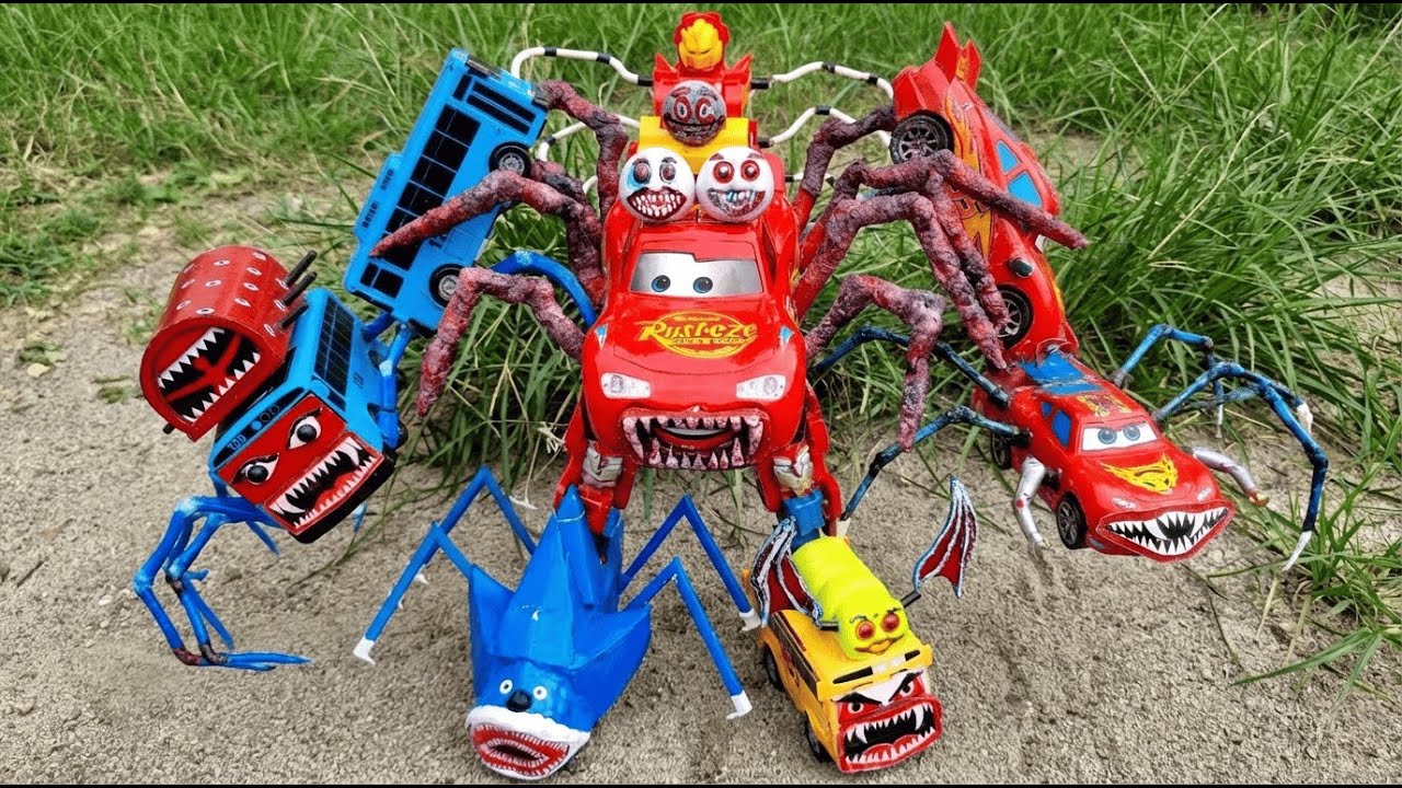 Bermain Kereta Api Hantu Laba-laba, Thomas and the Friends, Mobil Laba ...