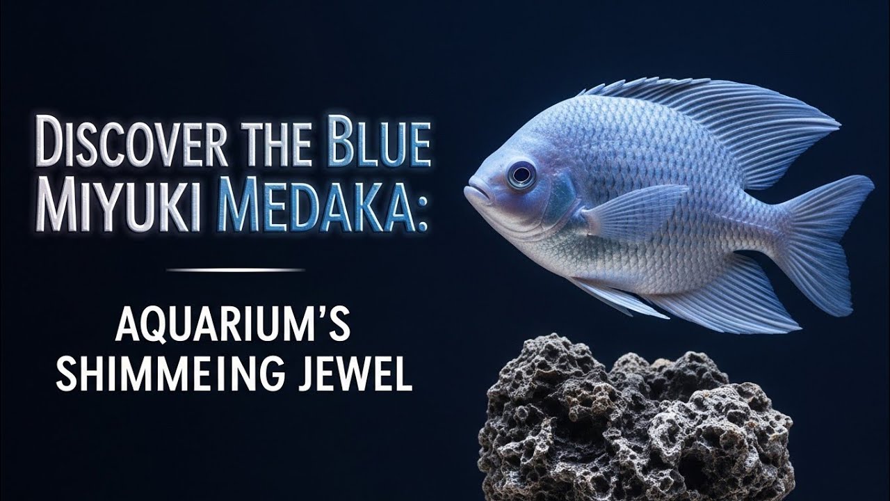 Discover the Blue Miyuki Medaka: Aquarium's Shimmering Jewel! - YouTube