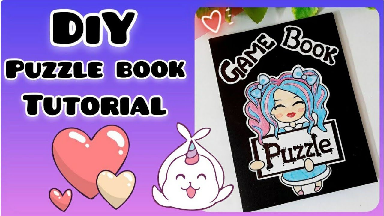 🤩Tutorial of my Activity book #The game book inspired by @Tonni art and ...