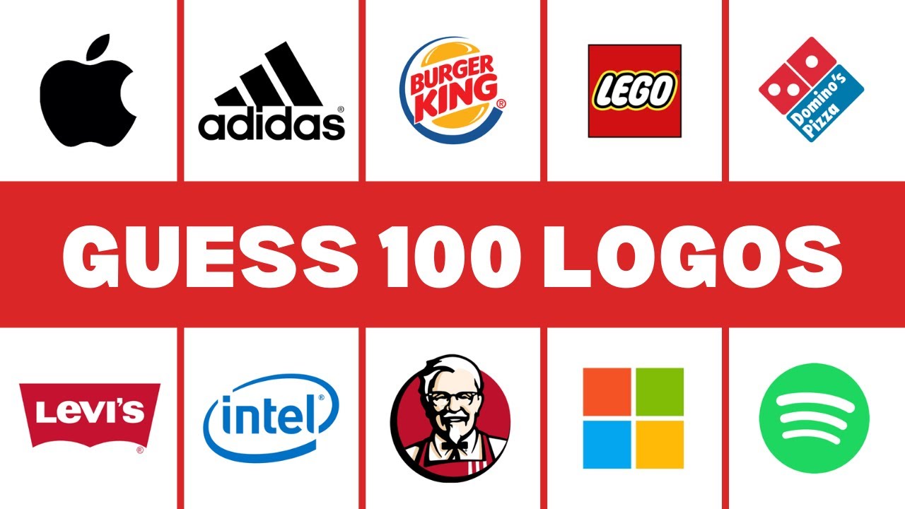 Guess The Brand Logo In 3 Seconds! 100 Random Logos! - YouTube