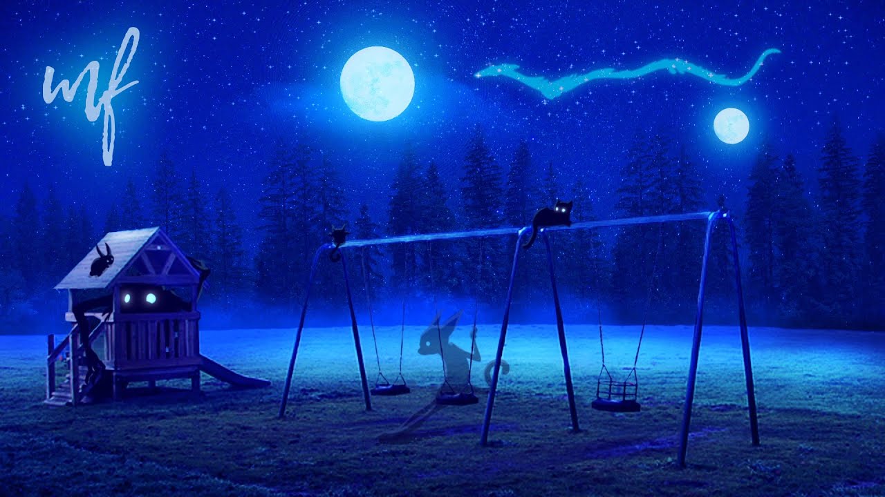 Playground at Night ASMR Ambience (when the creatures come out) - YouTube