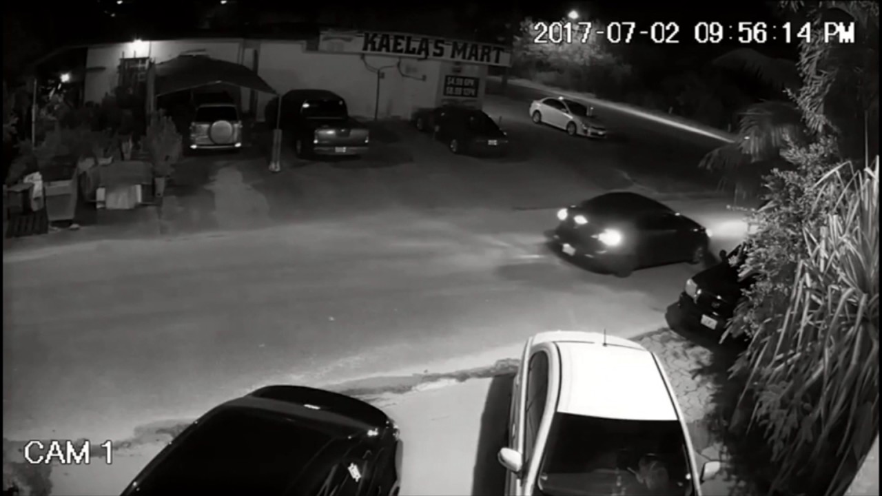 CCTV footage shows fatal crash that led to arrest of 3 men - YouTube