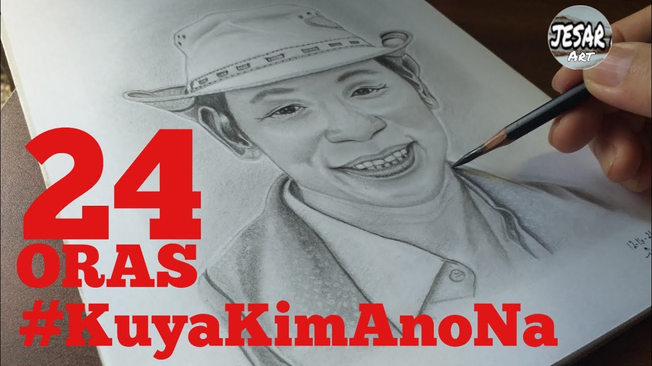Kuya Kim Ano Na| Kim Atienza Portrait Drawing| jesar art - YouTube