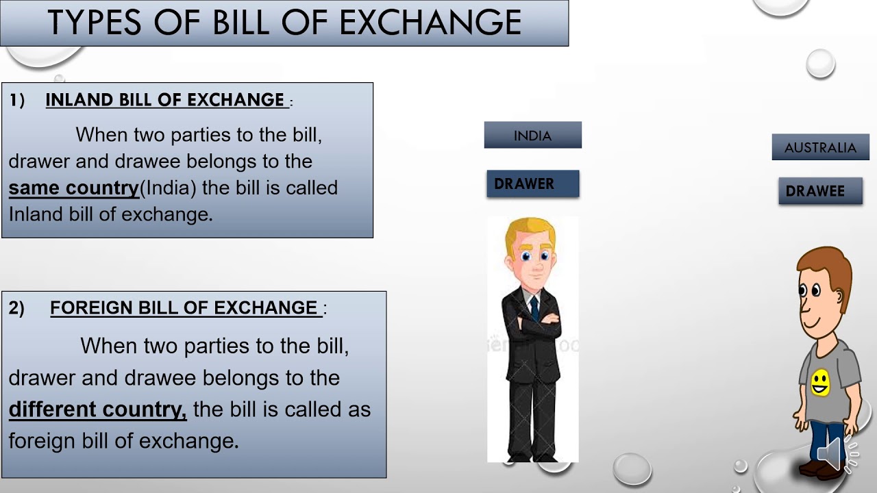 Types Of Bill Of Exchange - YouTube