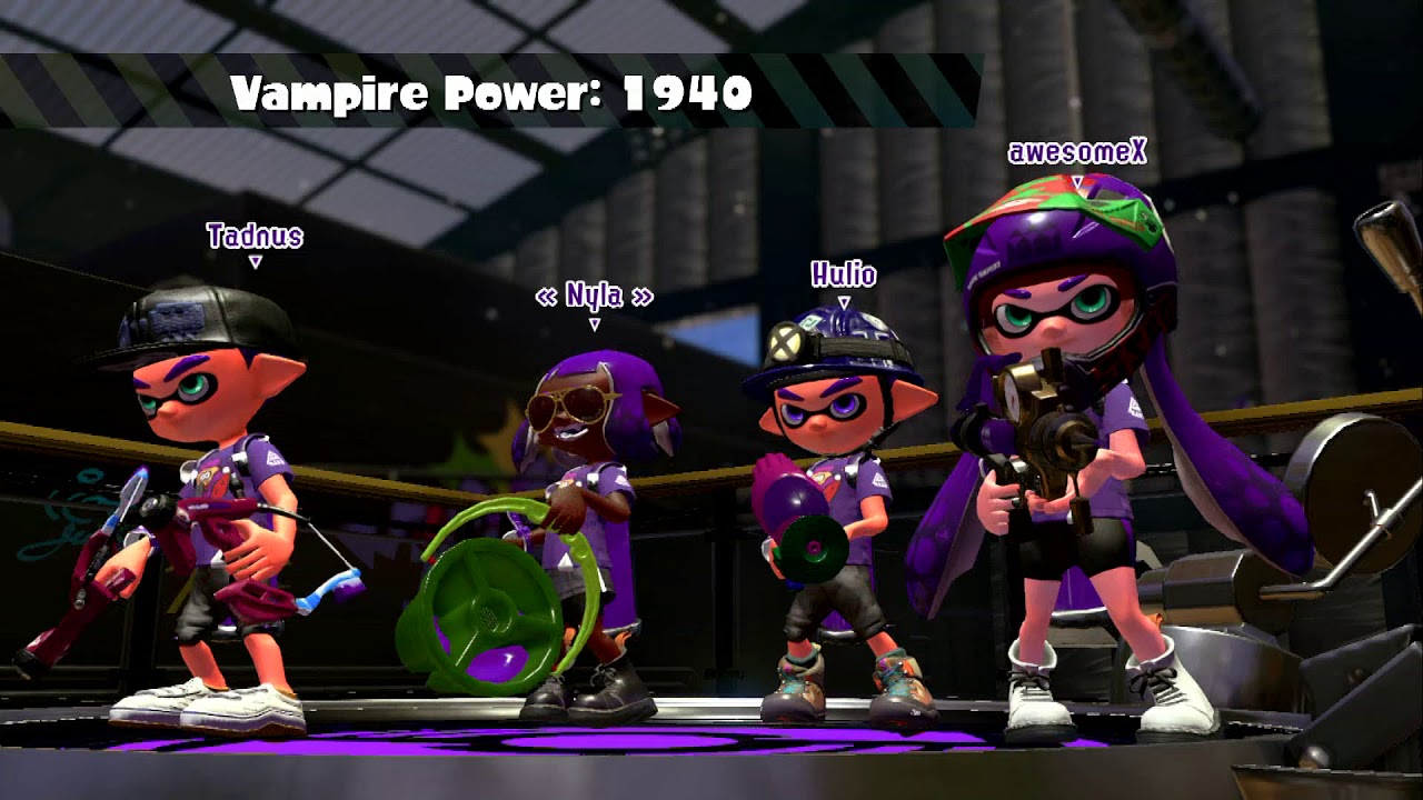 Splatoon 2 - Vampires vs Werewolves Splatfest - Part 4. - YouTube