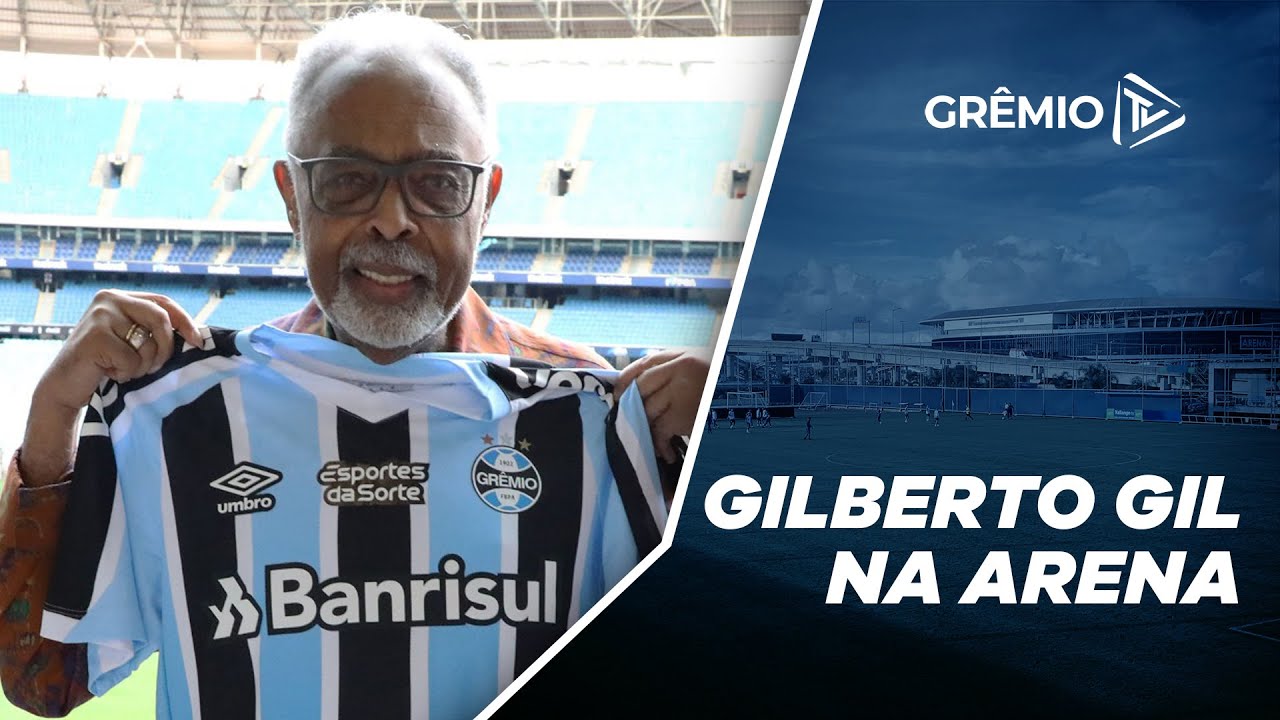 GILBERTO GIL FAZ VISITA ESPECIAL NA ARENA DO GRÊMIO - YouTube