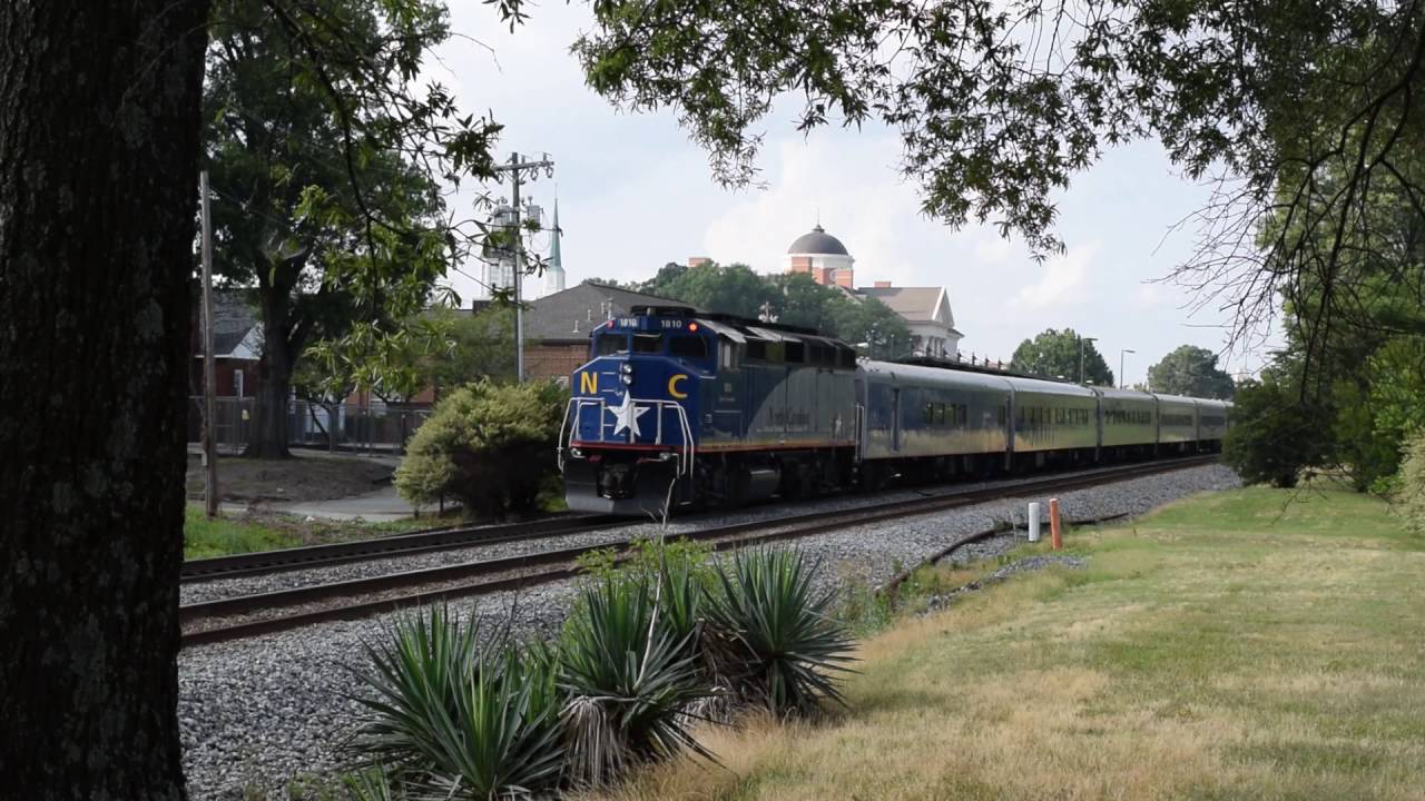 Piedmont Carolinian Stops in Kannapolis - YouTube