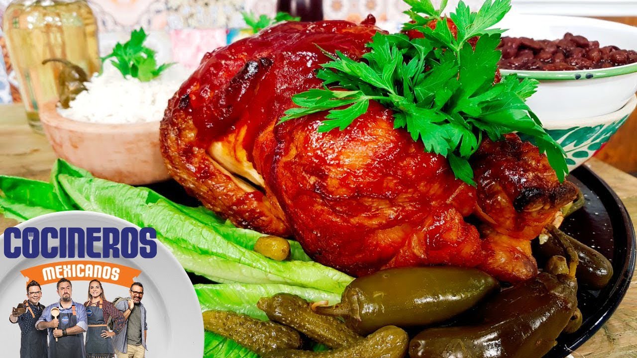 Receta: Pollo entero a la BBQ | Cocineros Mexicanos - YouTube