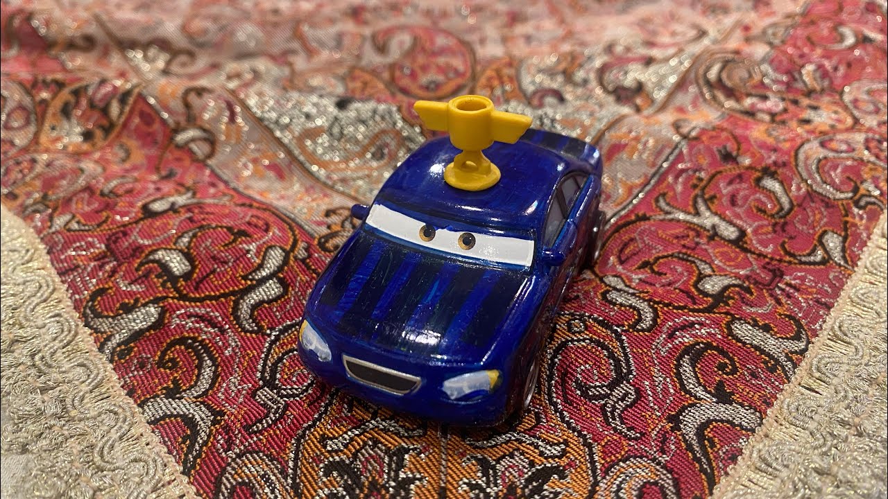 Disney Pixar Cars Diecast Mark Wheelson (Piston Cup Fan) - YouTube