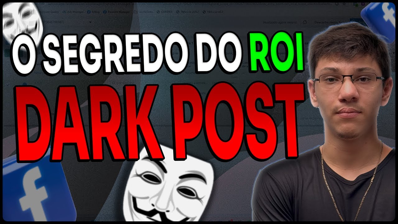 COMO FAZER DARK POST PARA ESCALAR | FACEBOOK ADS - YouTube