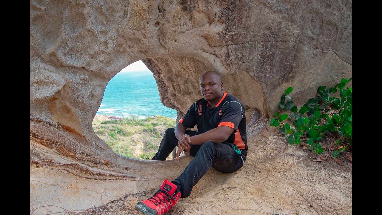 Hike from Barclays Park Barbados to rock with hole - YouTube
