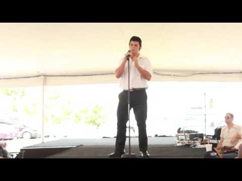 Joey Cundari sings 'You So Square' Elvis Week 2015
