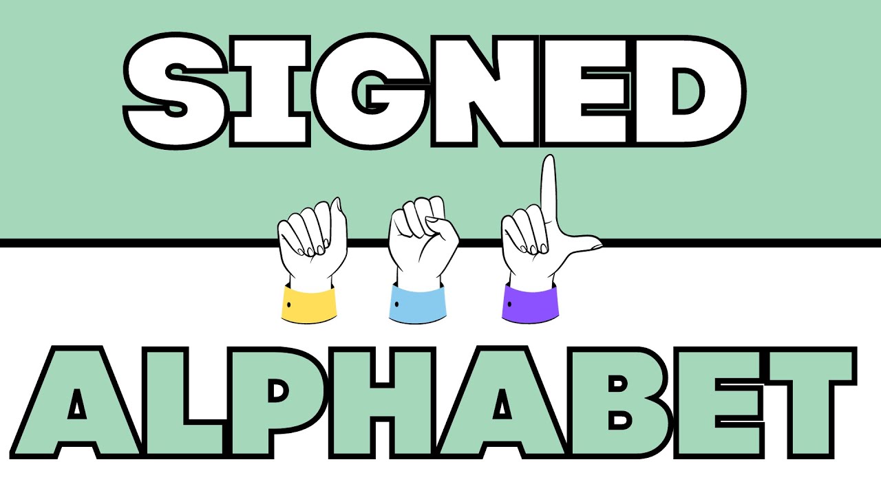 26 Letters Of The Alphabet With American Sign Language | Learn The ASL ...