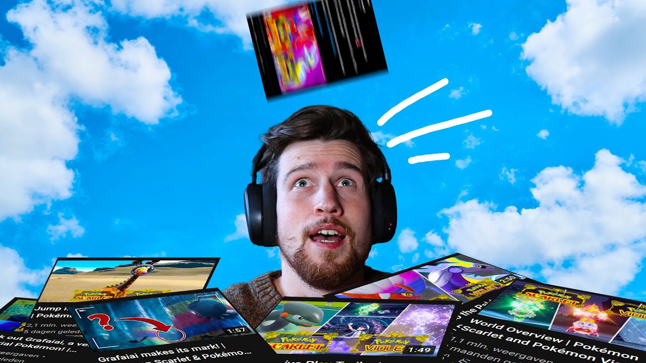 Pokémon YouTuber tries not to die reacting to every new Pokémon Scarlet ...