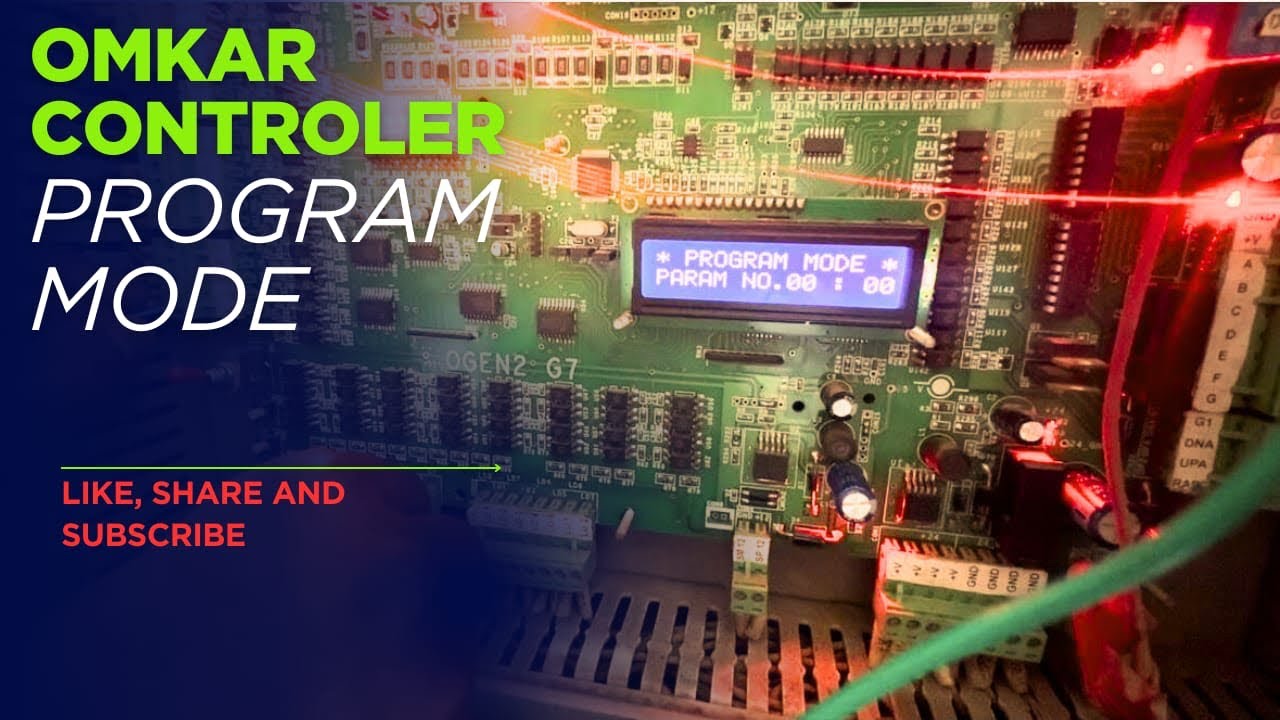 Omkar elevator controller!! Programing full detail. #technicalchhedi #elevatortech - YouTube