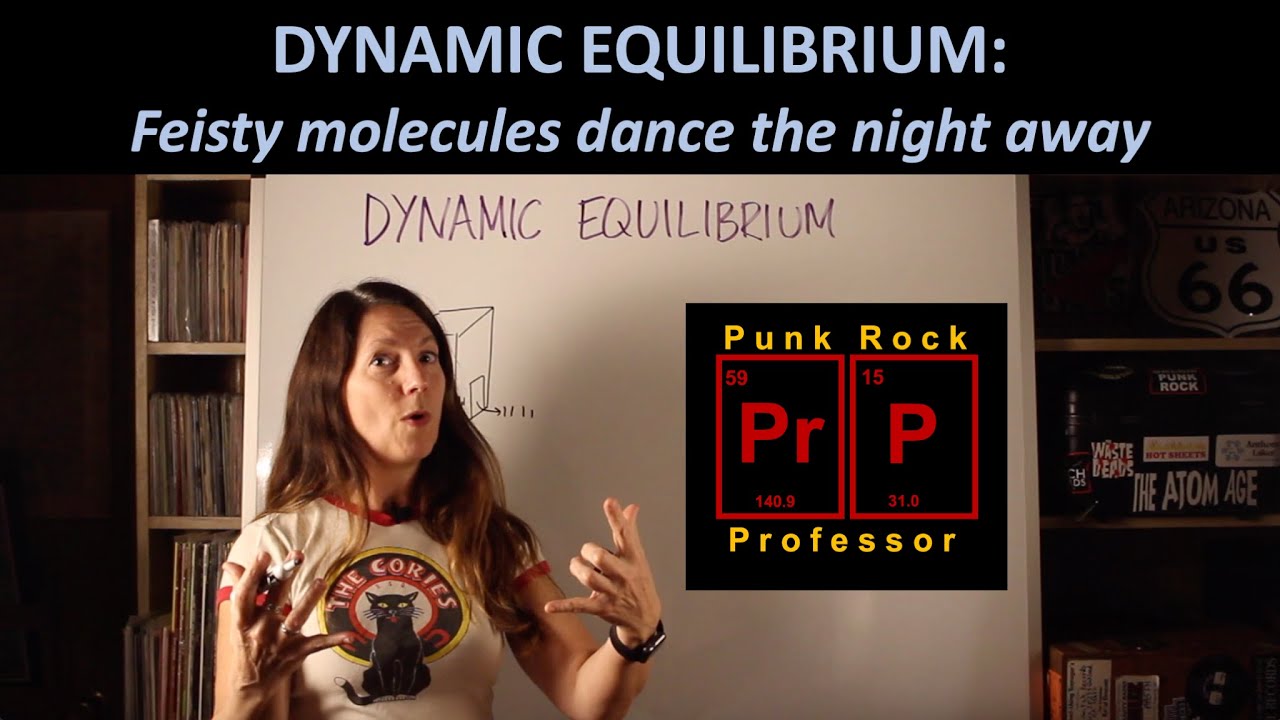 Dynamic Equilibrium in chemistry: Dance club analogy - YouTube