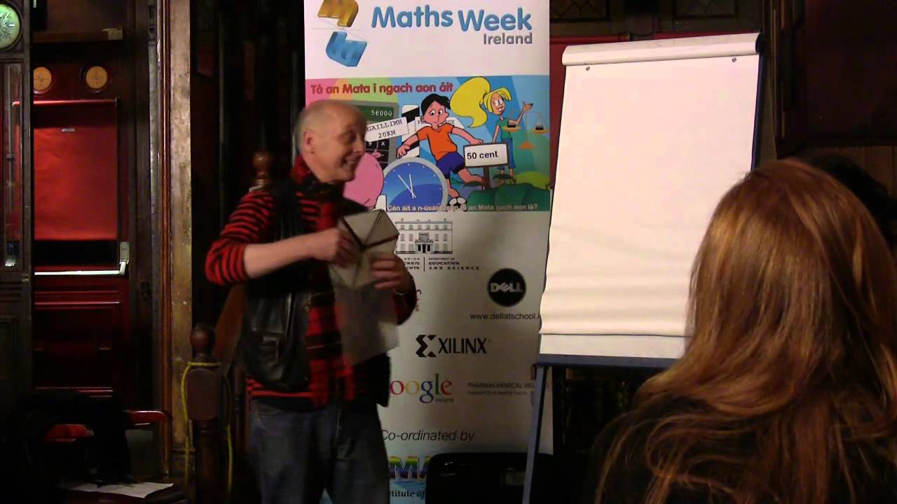 STAND UP MATHS IN THE PUB Q&A Kjartan Poskitt - YouTube