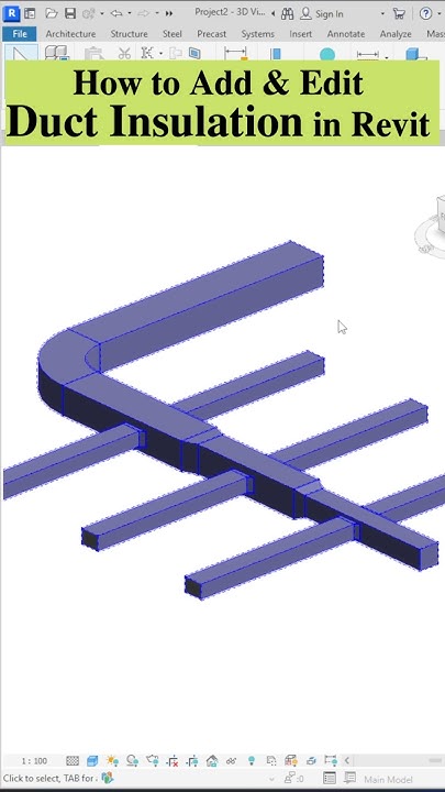 Revit MEP | Duct Insulation | #revitmep #hvac #ducting #mep #shorts - YouTube
