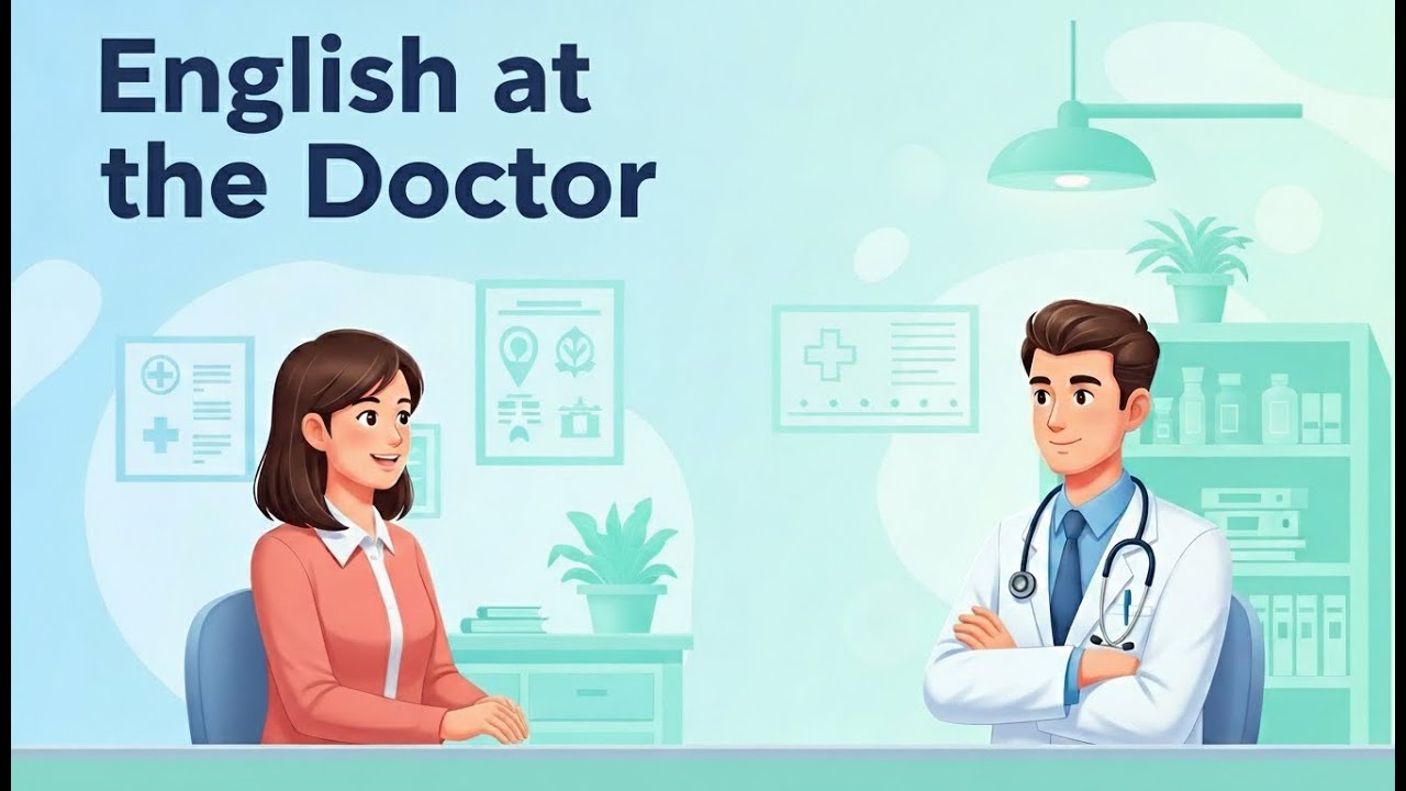 English Conversation at the Doctor (A1–A2) | Learn Real English for ...