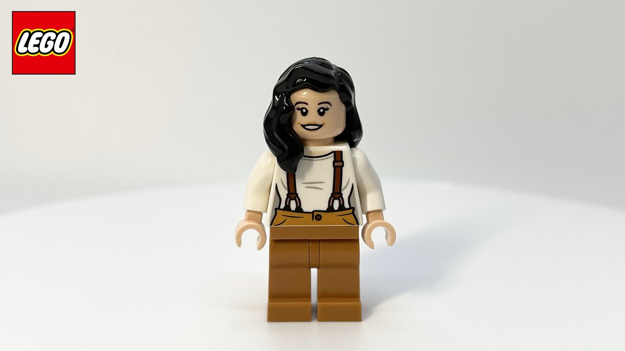 Lego minifigure - Monica Geller in IDEAS set 21319 Friends Central Perk ...