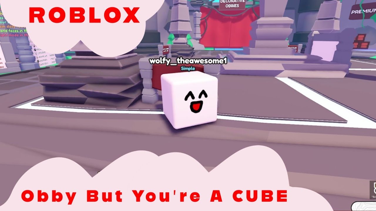 Obby Cube - Roblox - YouTube