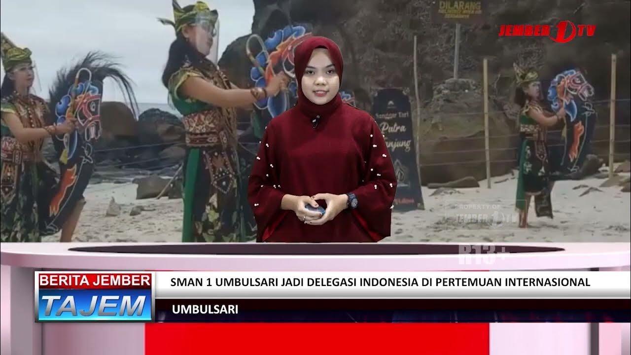 SMAN 1 UMBULSARI JADI DELEGASI INDONESIA DI PERTEMUAN INTERNASIONAL | by JEMBER 1 TV - YouTube