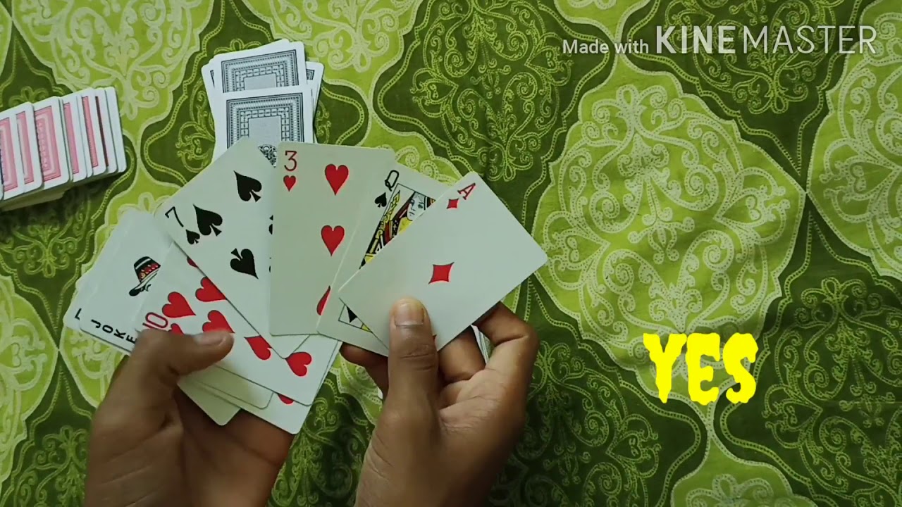 Small magic trick with deck cards. See it enjoy it. By. Pavan - YouTube