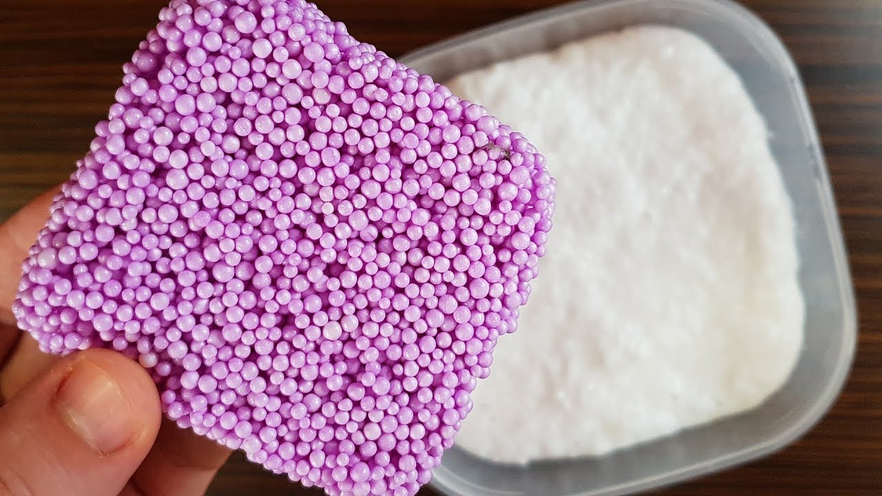 Super Crunchy Slime - Satisfaisant slime video - YouTube