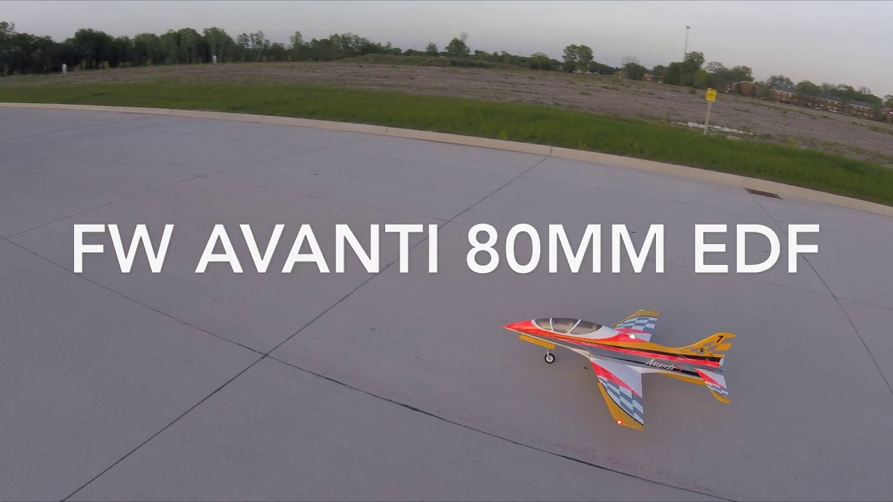 FW Avanti 80mm FMS Futura 80 mm EDF Fun Flying - YouTube