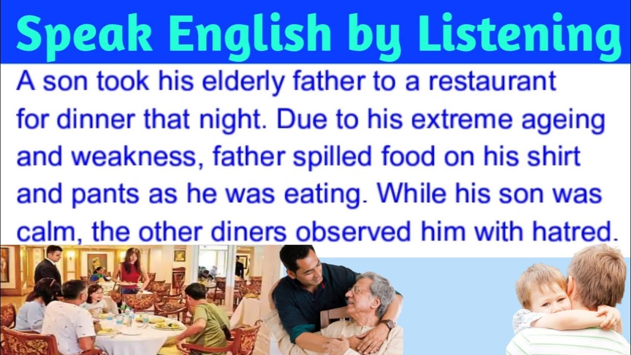 Heart makes us father and son | English short Story | Learn english ...