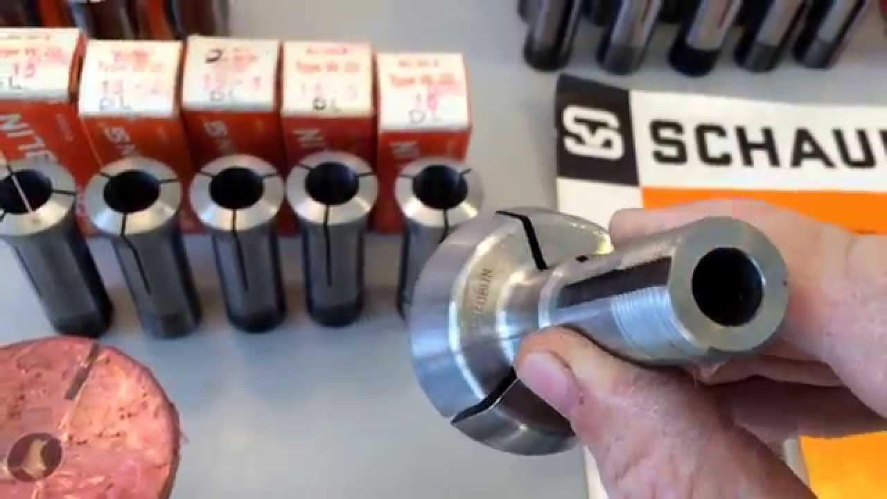 Schaublin W20 und W25 Spannzangen / Collets auf nielsmachines.com - YouTube