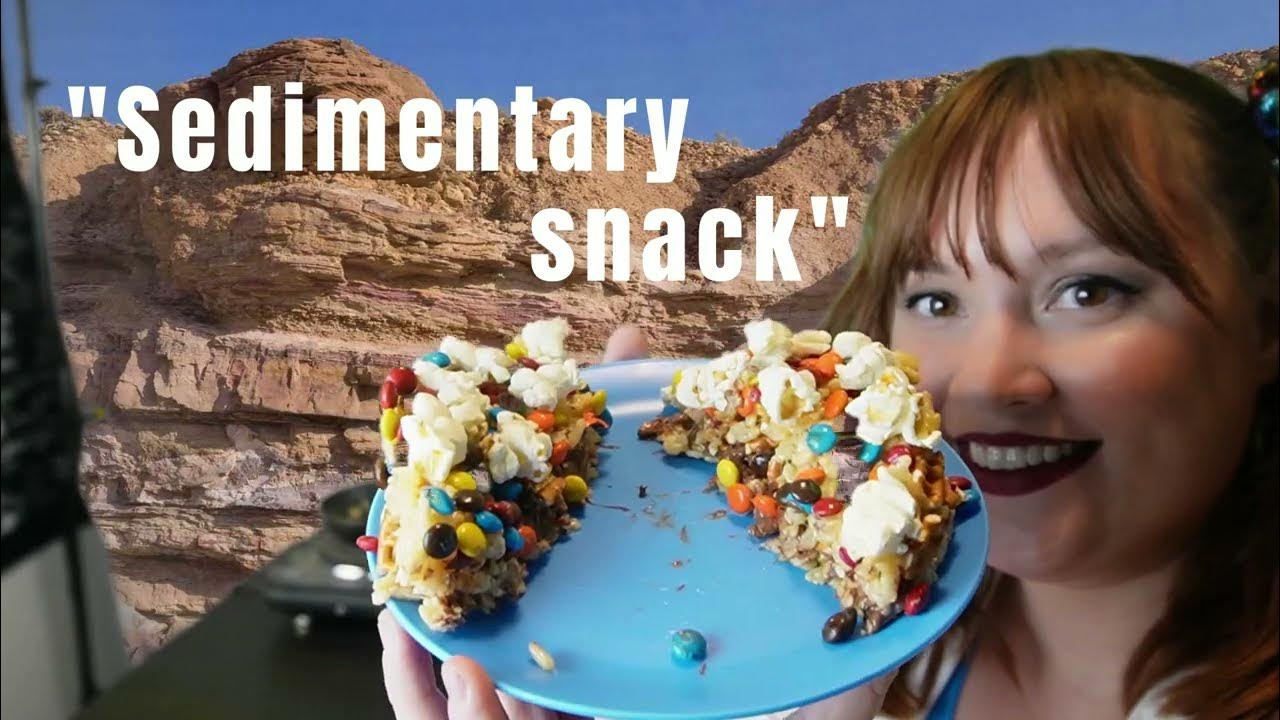Hands-on Science for kids! Geology. Sedimentary Rock Snack Activity ...